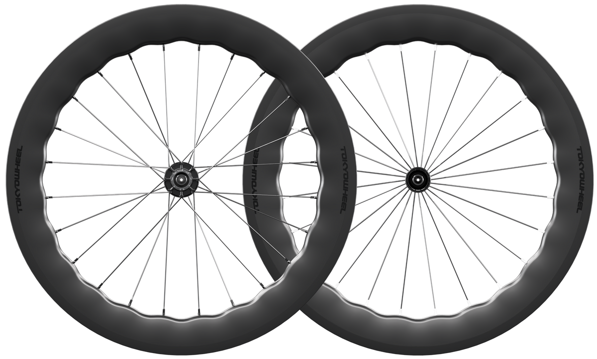 TOKYOWHEEL Aerowave 70 Lightweight Carbon Clincher Wheelset 700c with ...