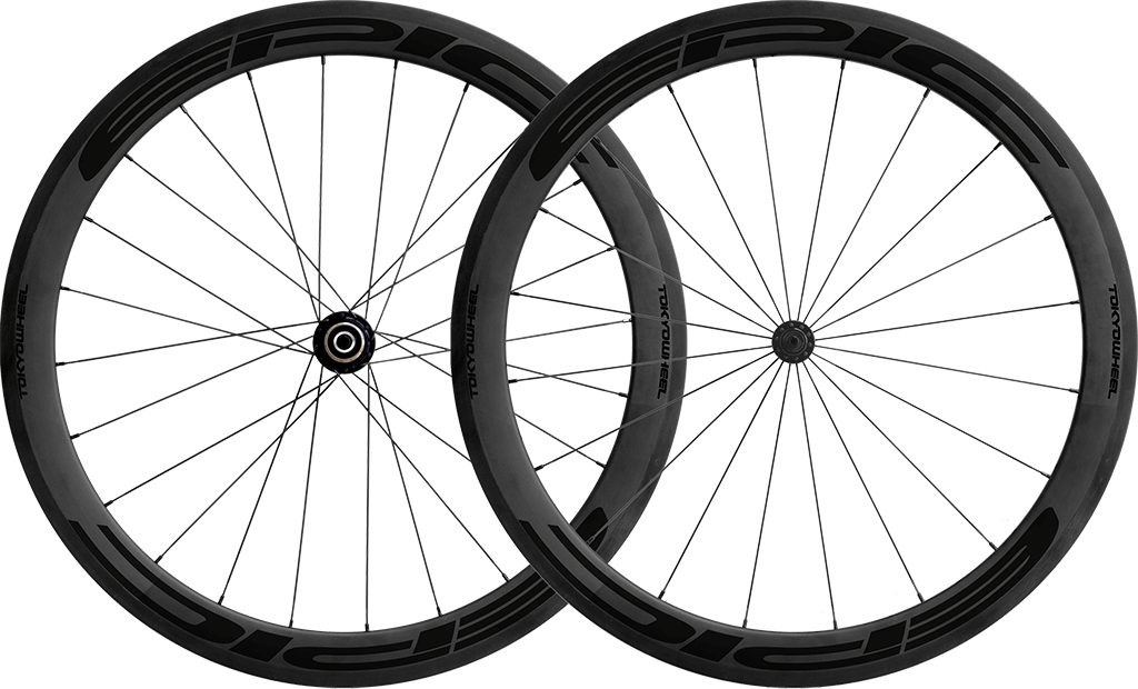 TOKYOWHEEL Carbon Wheels Rim Brake 700c Wheelset EPIC 50 Tubeless Road ...